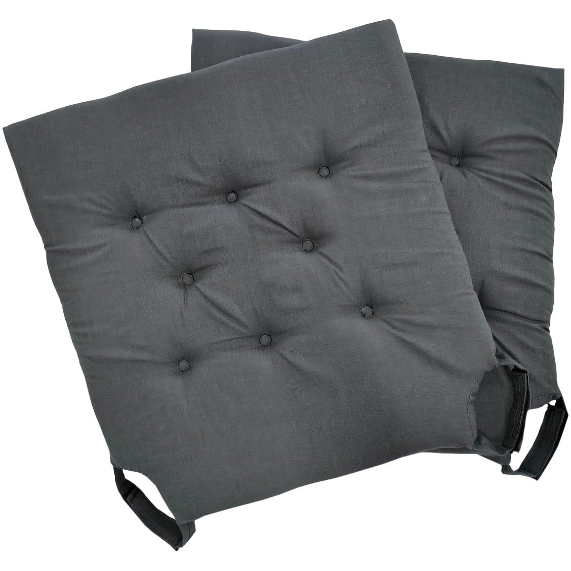 Set 2 perne pentru scaun Contour Best Sleep, 40x40x4 cm, bumbac 100% ...