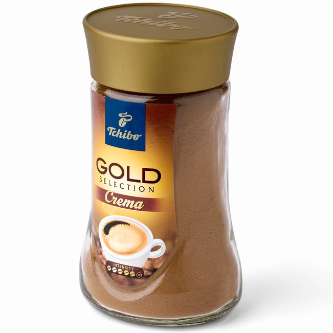 Cafea instant, Tchibo Gold Selection Crema, 180 g - eMAG.ro