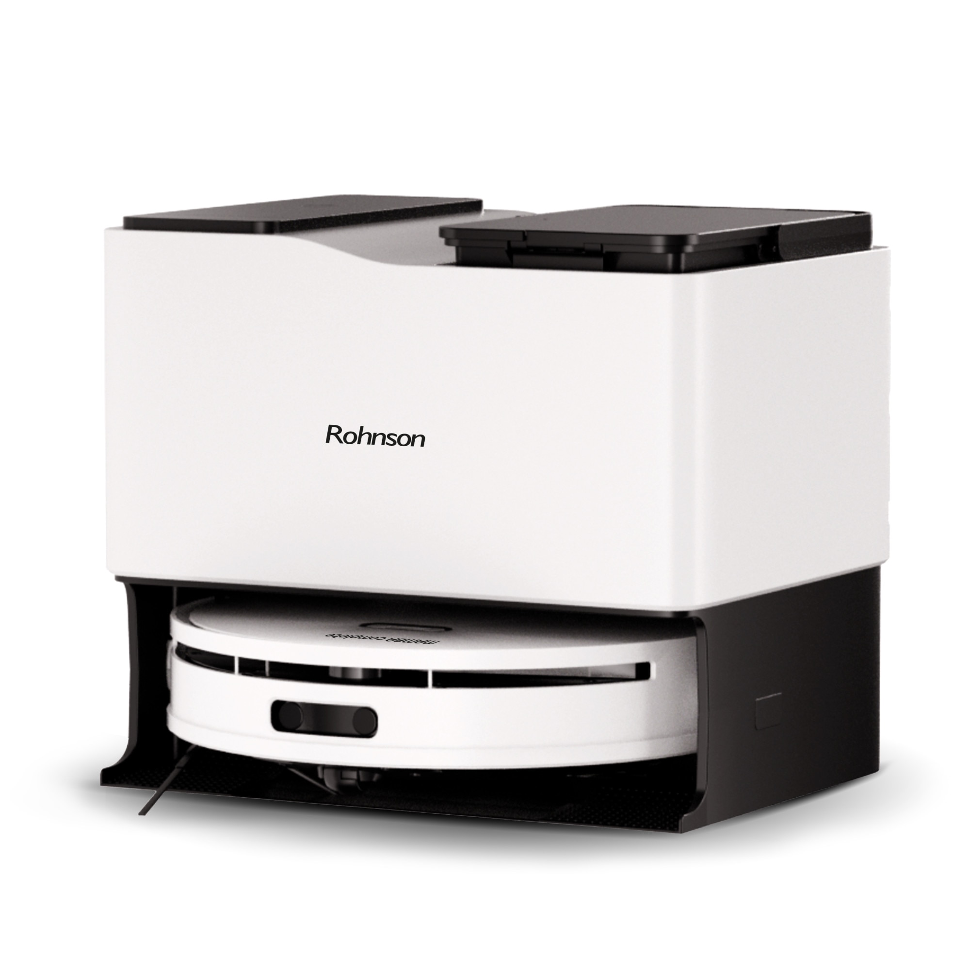 Robot aspirator cu mop si Wi-Fi, Rohnson Mamba Complete RM05, 6000Pa ...