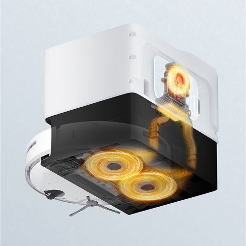 Robot aspirator cu mop si Wi-Fi, Rohnson Mamba Complete RM05, 6000Pa ...