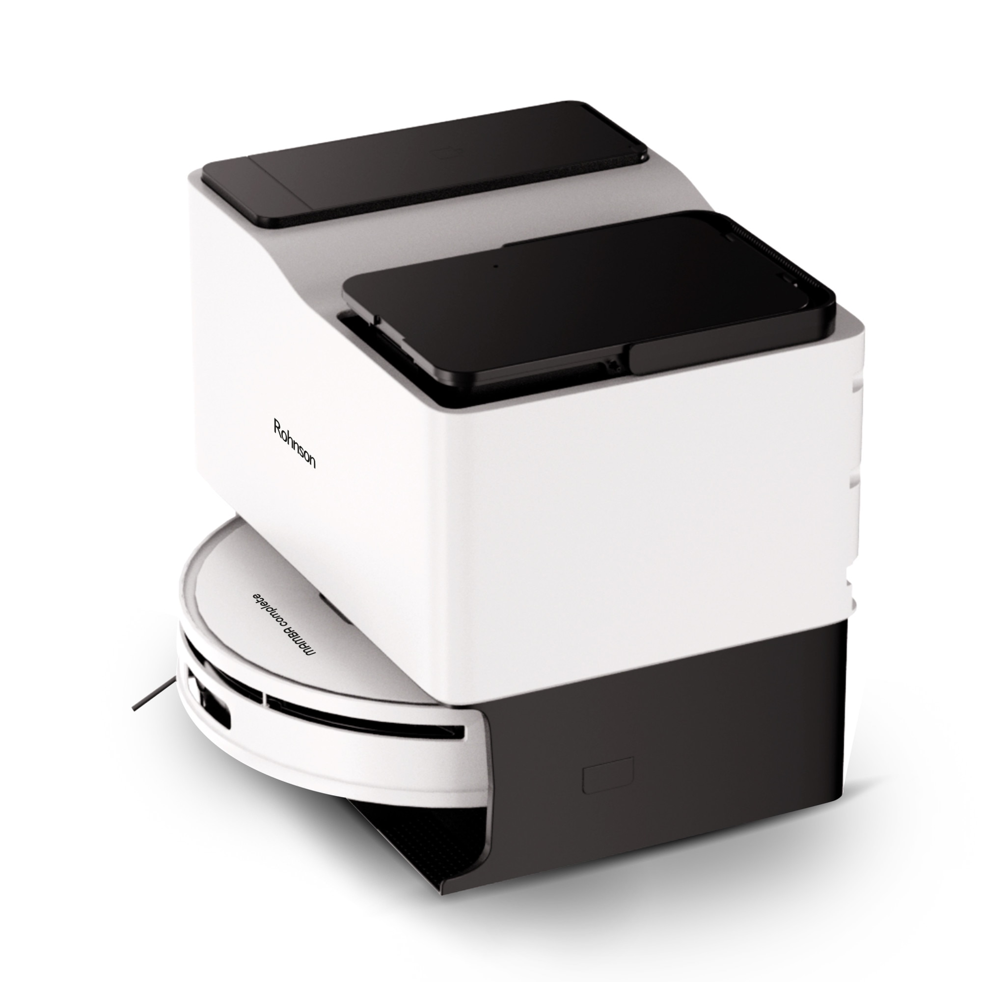 Robot aspirator cu mop si Wi-Fi, Rohnson Mamba Complete RM05, 6000Pa ...