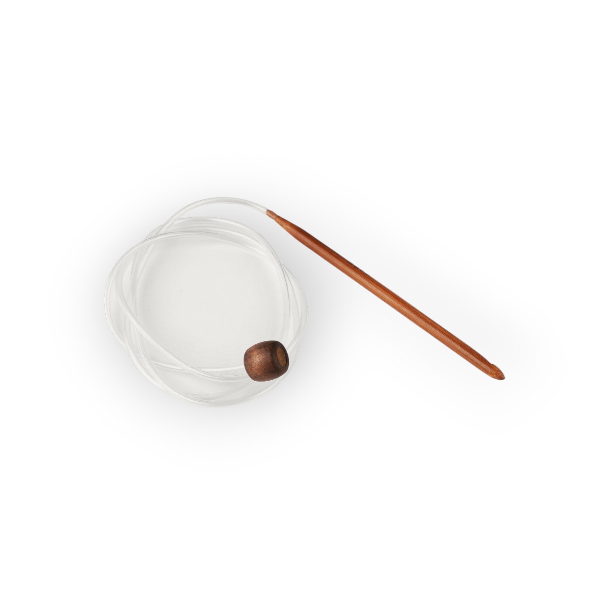 Croseta din bambus pentru crosetat tunisian Crisalida, marime 6.5 mm ...