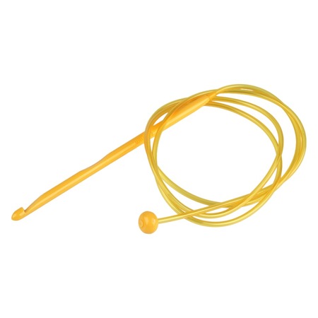 Croseta din plastic pentru crosetat tunisian Crisalida, marime 6 mm ...