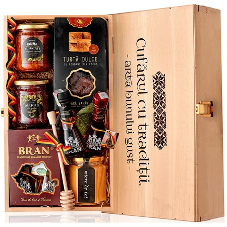 Cutie Cadou Best Image Cufar cu Traditii cu Set Bran Afinata si ...