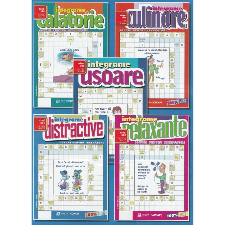 Pachet de 5 integrame usoare: calatorie, culinare, distractive ...