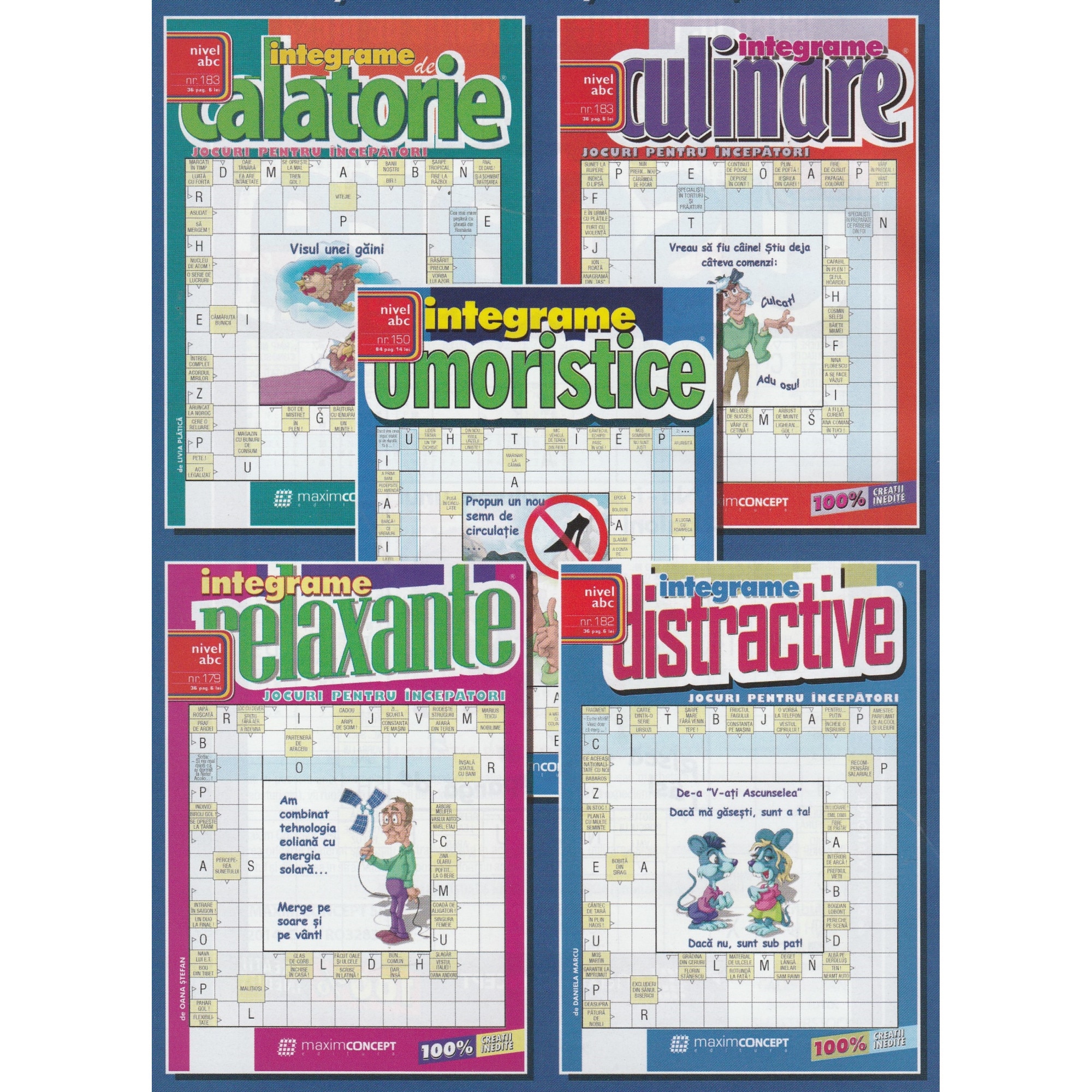 Pachet de integrame calatorie, integrame culinare, integrame usoare ...