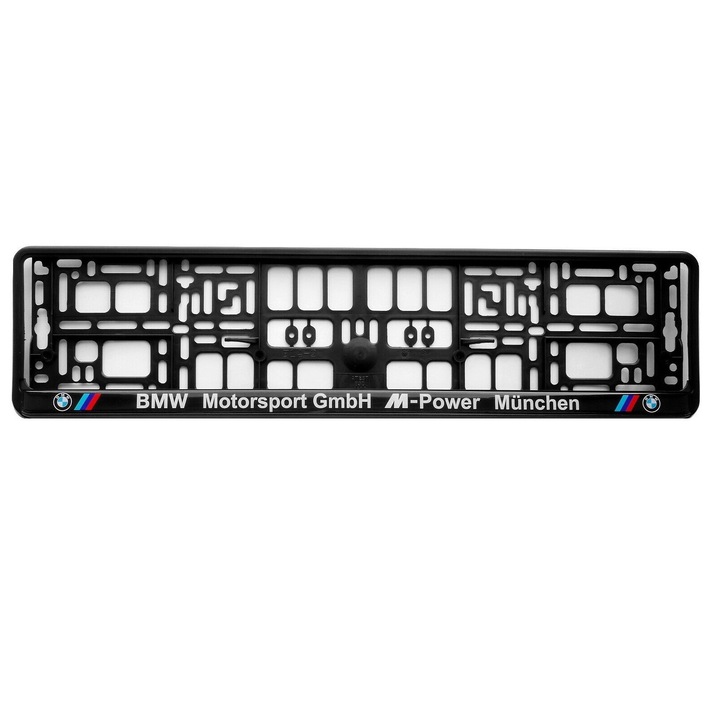 Suport Placuta Numar Auto BMW Motorsport Gmbh MPower Munchen 1 Bucata ...