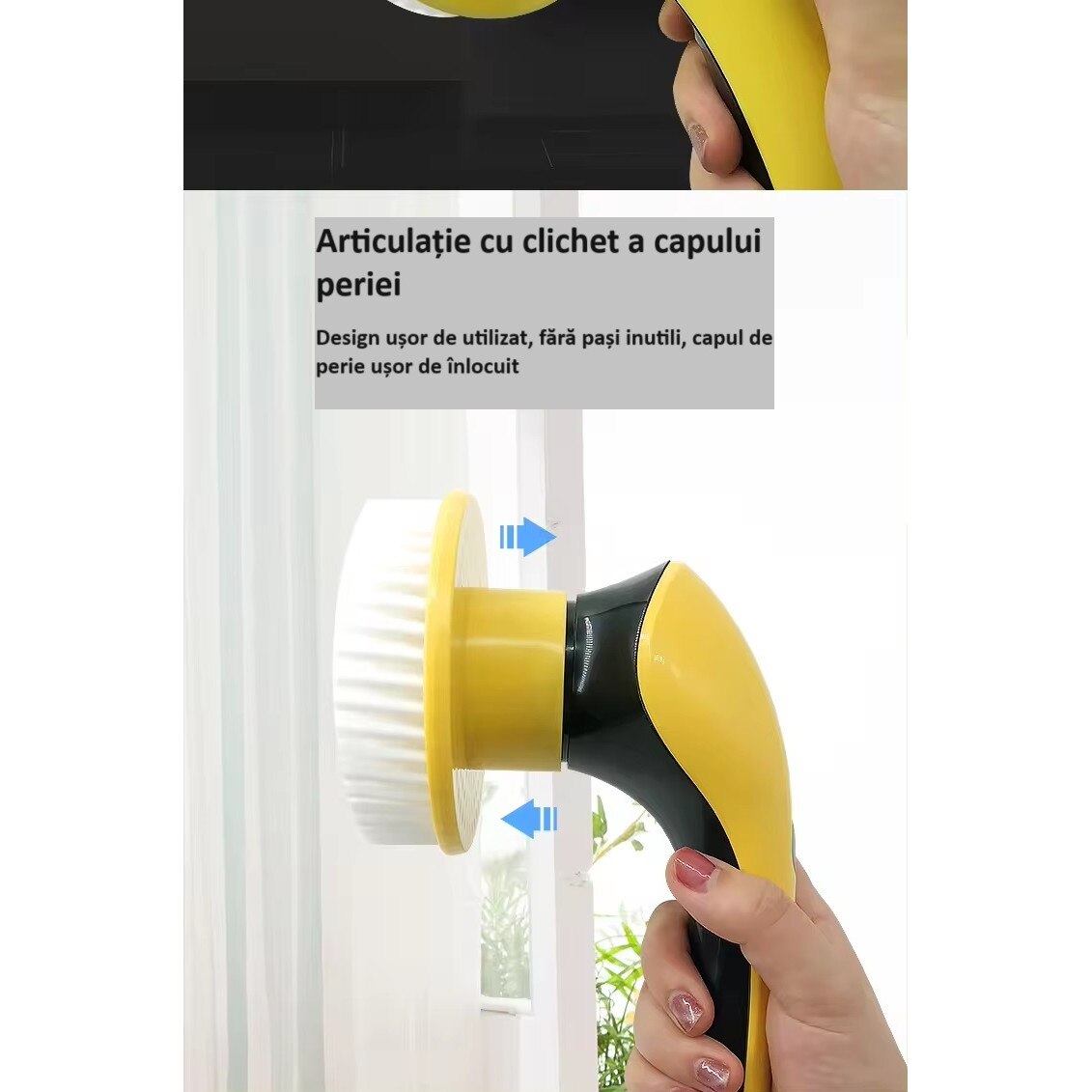 Perie electrica multifunctionala InteliRO DB5001, pentru bucatarie ...