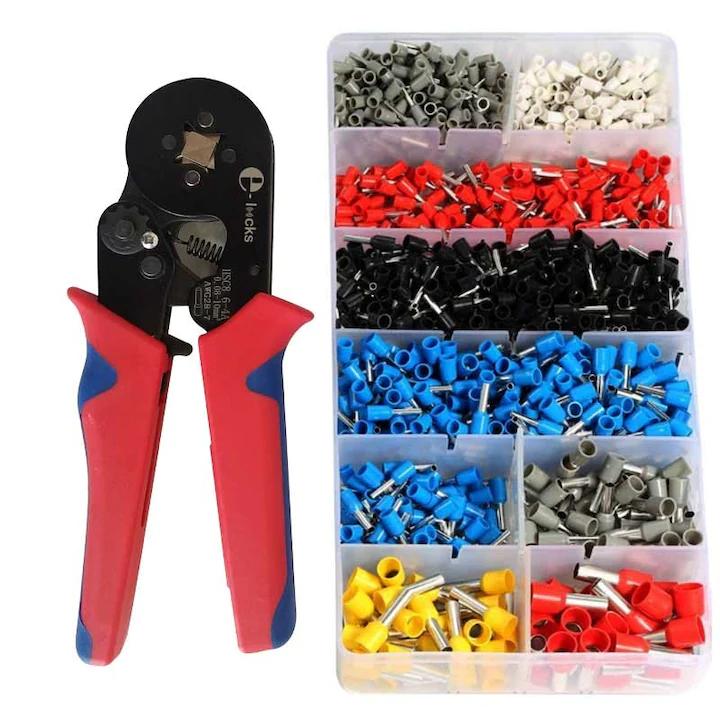 Set cleste hexagonal pentru sertizare, patru falci, 500 de bucati ...