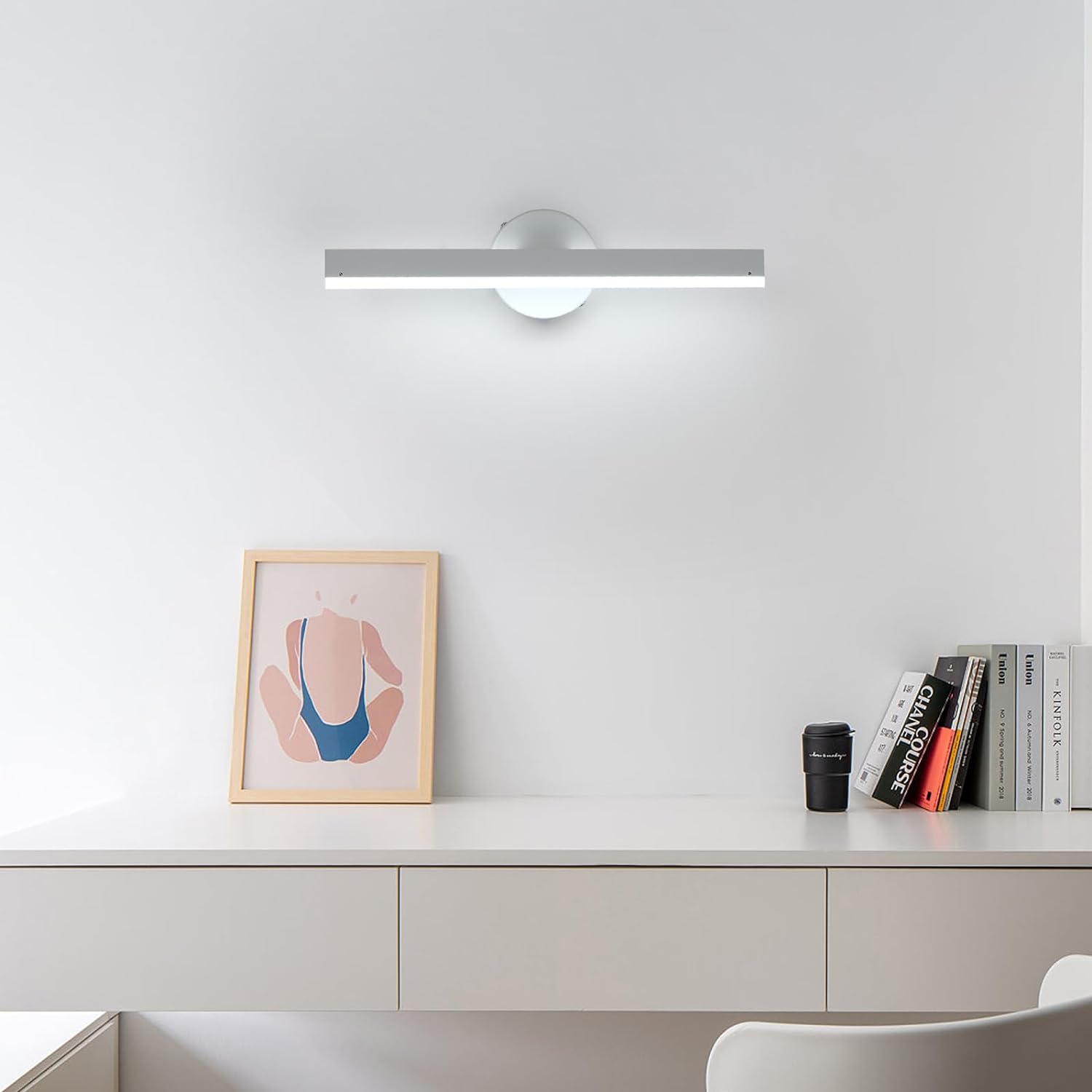 Aplica de perete cu LED, Toolight, Alb, 12 W, 1350 Lm, 6500 K Rece ...