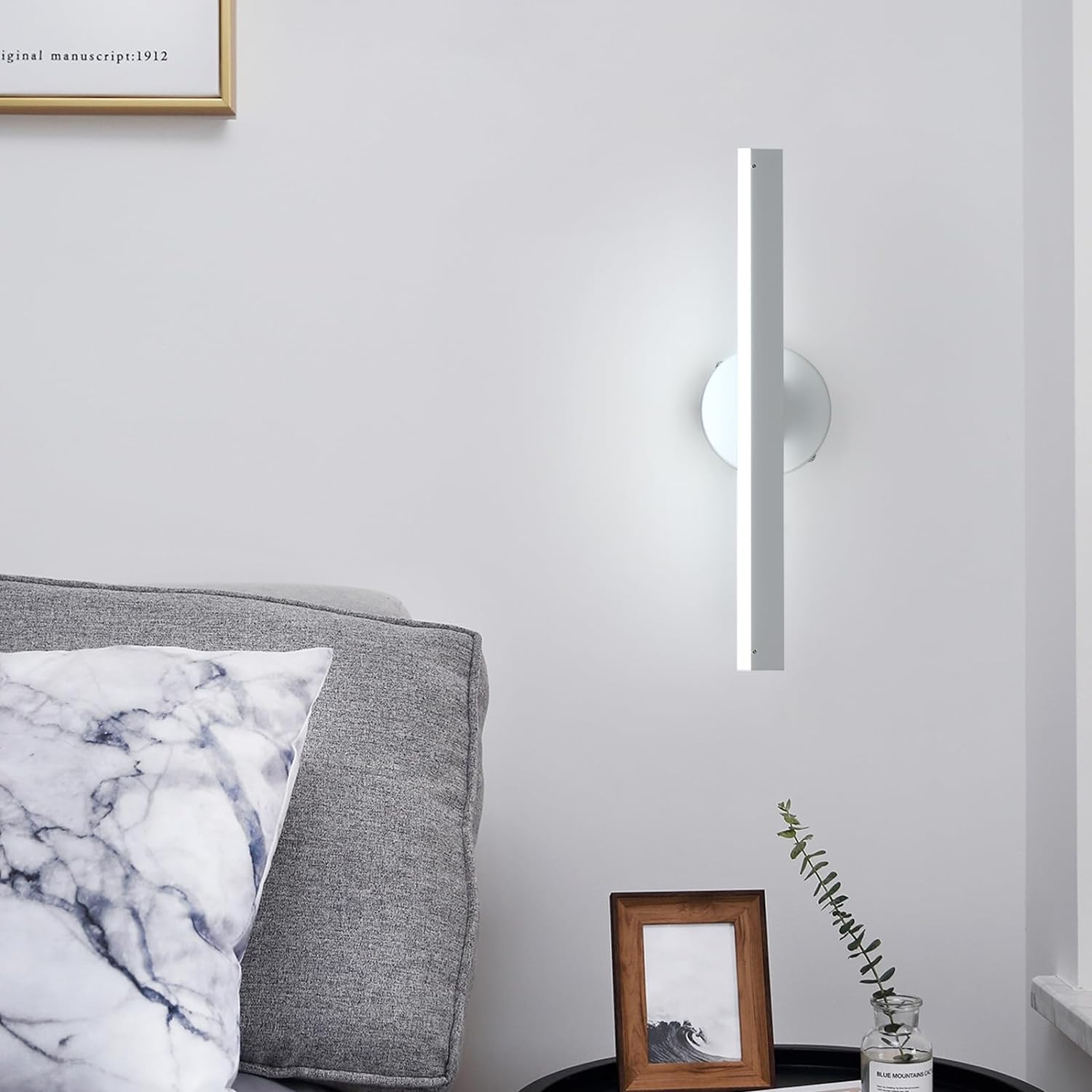 Aplica de perete cu LED, Toolight, Alb, 12 W, 1350 Lm, 6500 K Rece ...