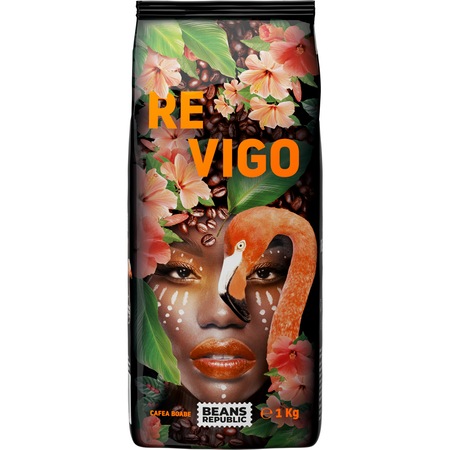 Cafea Boabe, REVIGO Arabica & Robusta, BEANS REPUBLIC, 1kg - eMAG.ro
