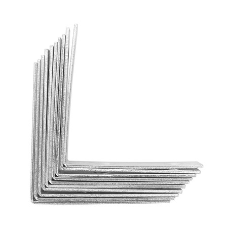 Set 10 Coltare metalice, pentru lemn cu ranforsare, 90x90x65x2 mm - eMAG.ro