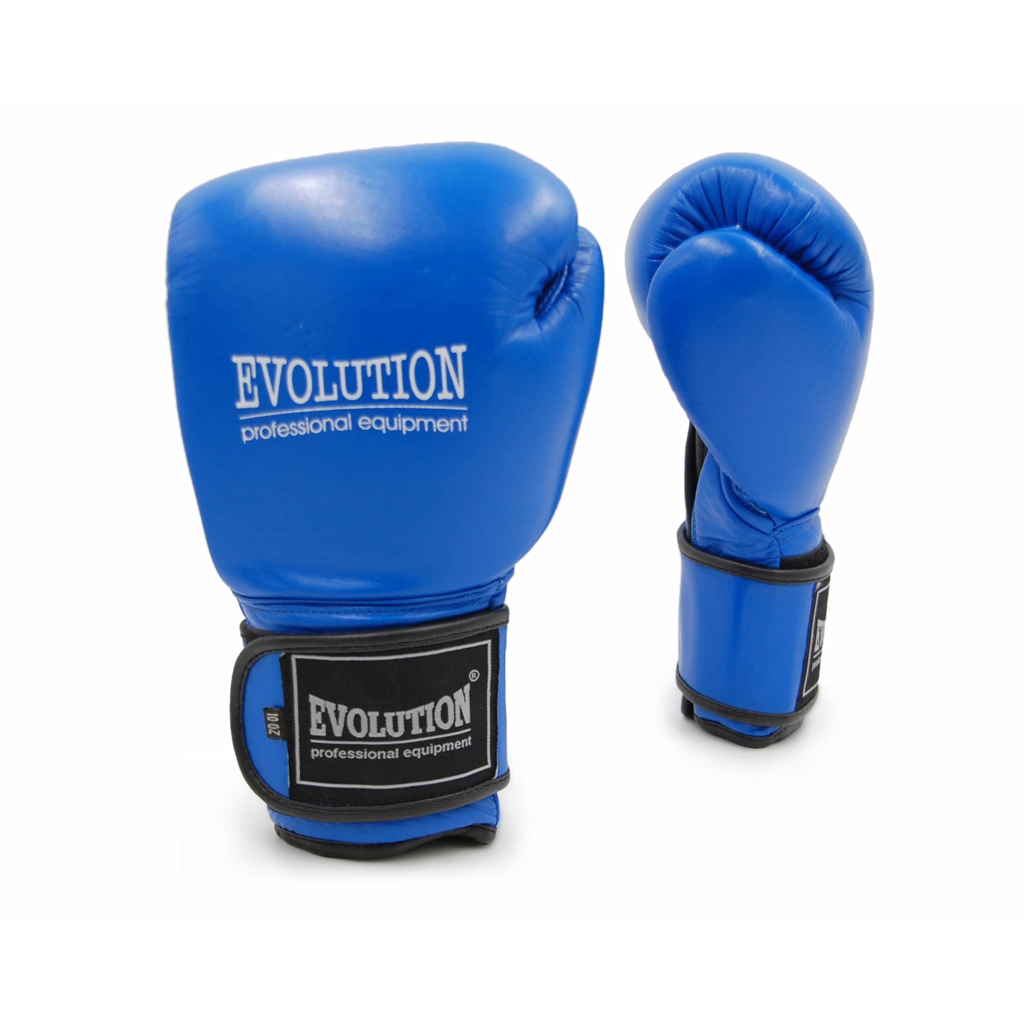 Manusi box Evolution PRO++, piele naturala, albastru, 14 oz - eMAG.ro