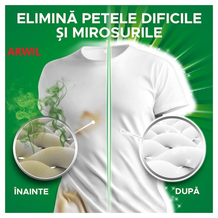 Detergent de rufe lichid Arwil Clean & Fresh Universal, 100 Spalari, 5l ...