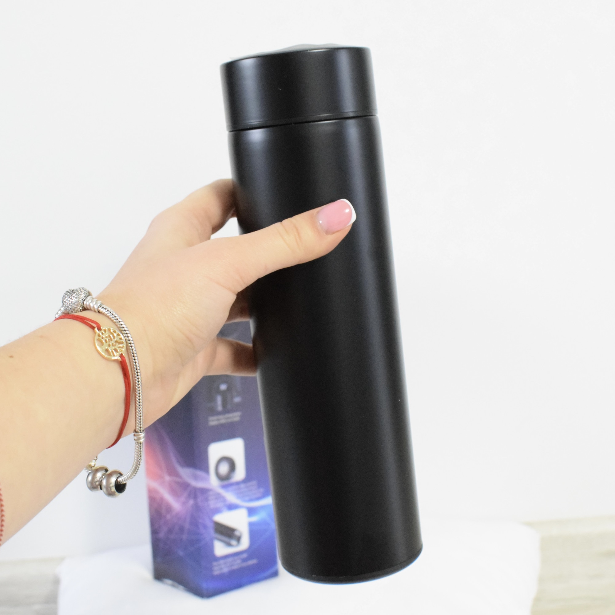 Termos, SMART MC afisaj Led cu ecran tactil, indicator de temperatura ...