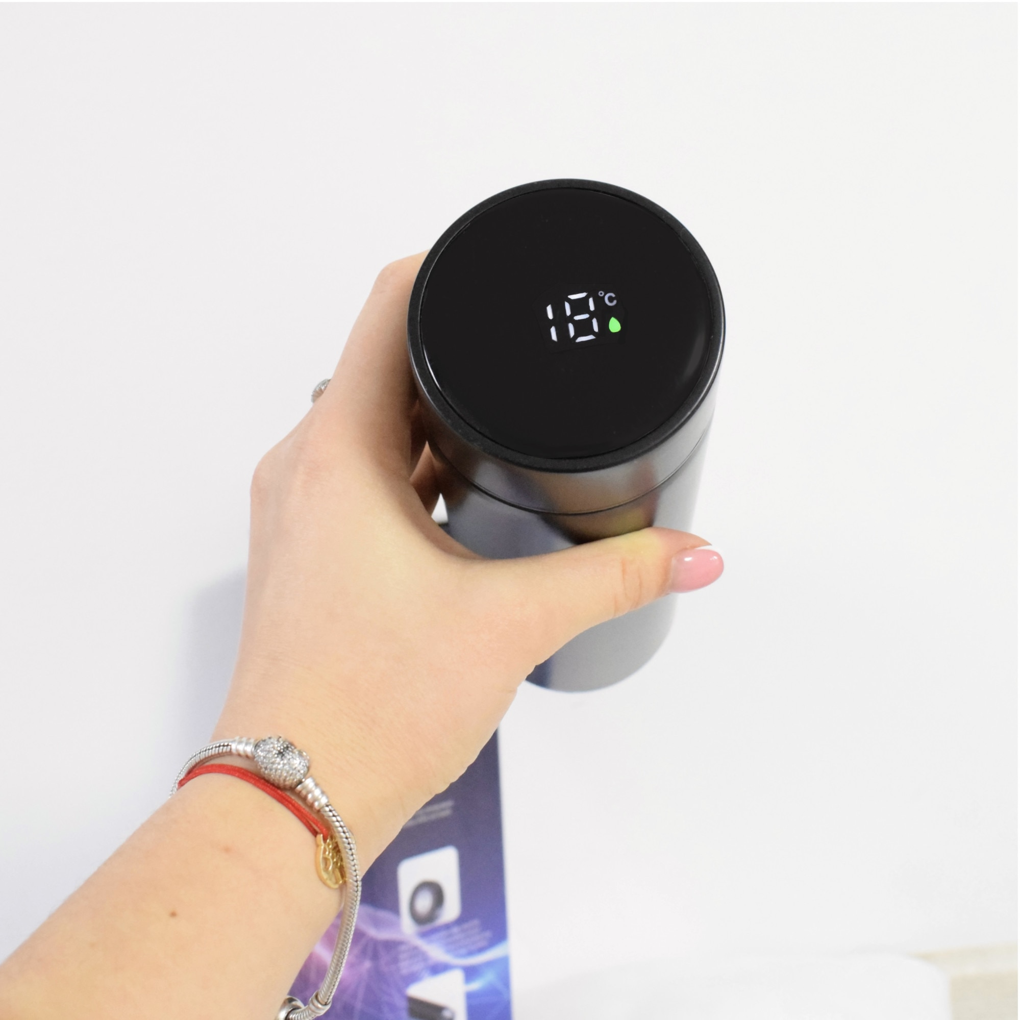 Termos, SMART MC afisaj Led cu ecran tactil, indicator de temperatura ...
