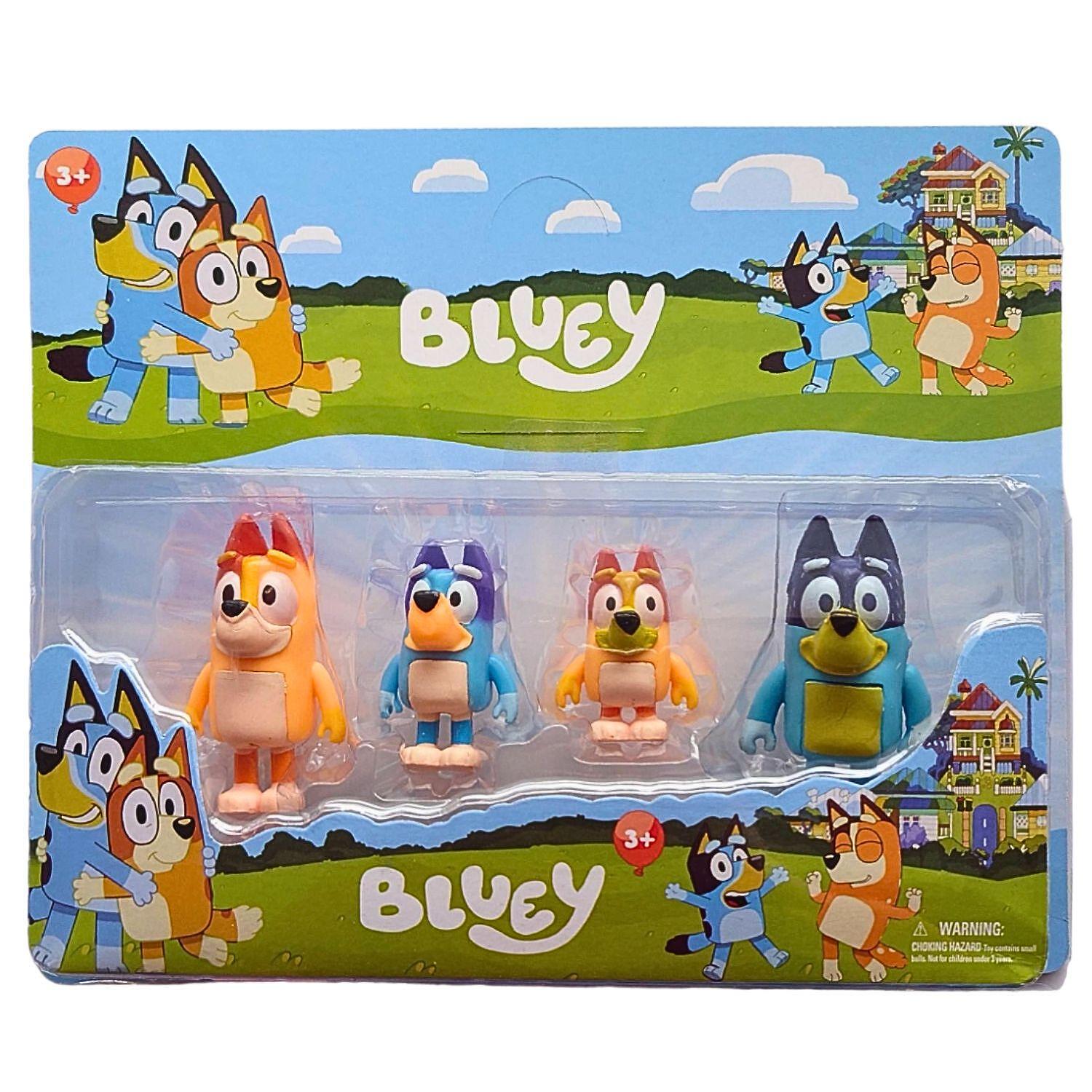 Set figurine Bluey and Family, Bluey & Family, 4 piese, Multicolor ...