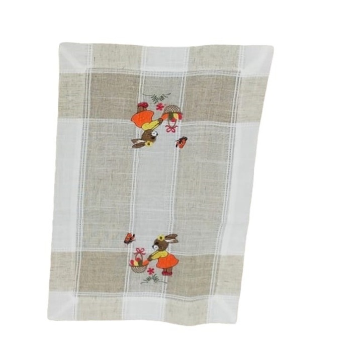 Napron masa motive Pascale cu iepurasi material in 40 x 90 -Concept E ...