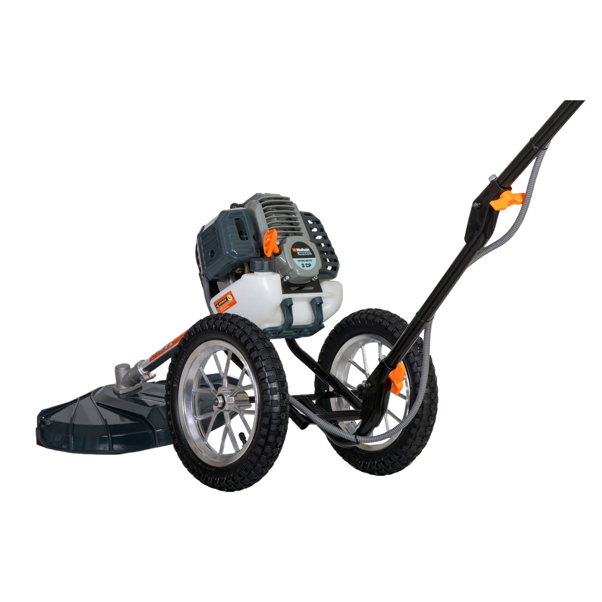 Motocoasa cu roti Wolfson Imperio, 52cc, 3CP, 7500rpm - eMAG.ro