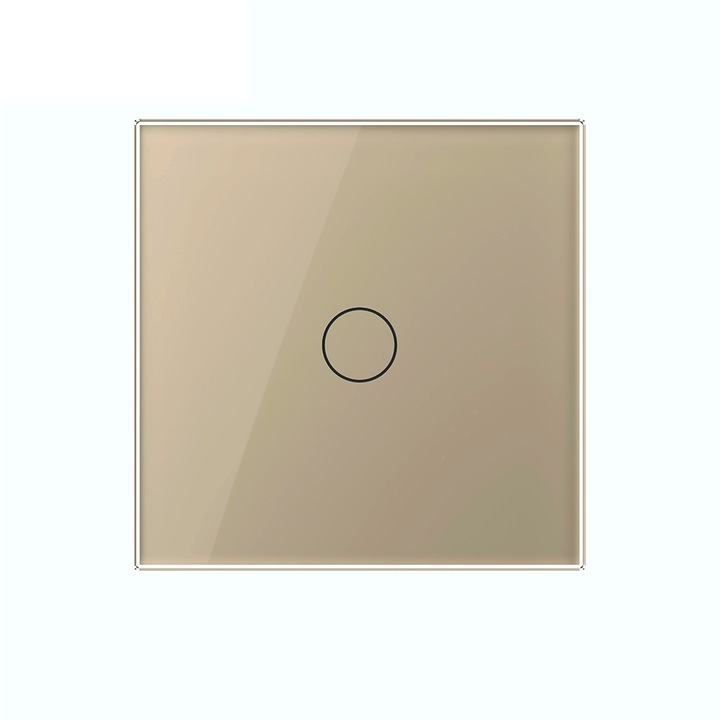 Intrerupator Simplu Cap Scara, Dimmer cu Touch LIVOLO, Auriu - eMAG.ro