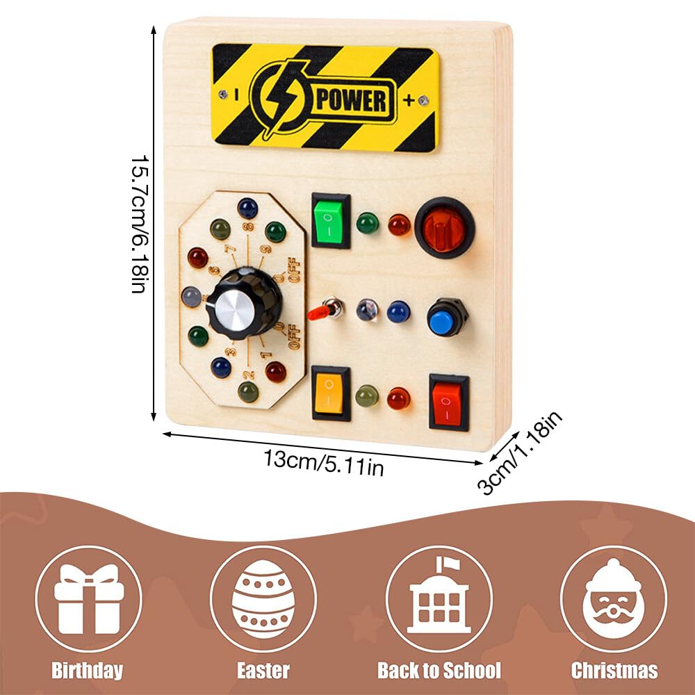 Tabla activitati Montessori, jucarie educativa din lemn, motorie si ...