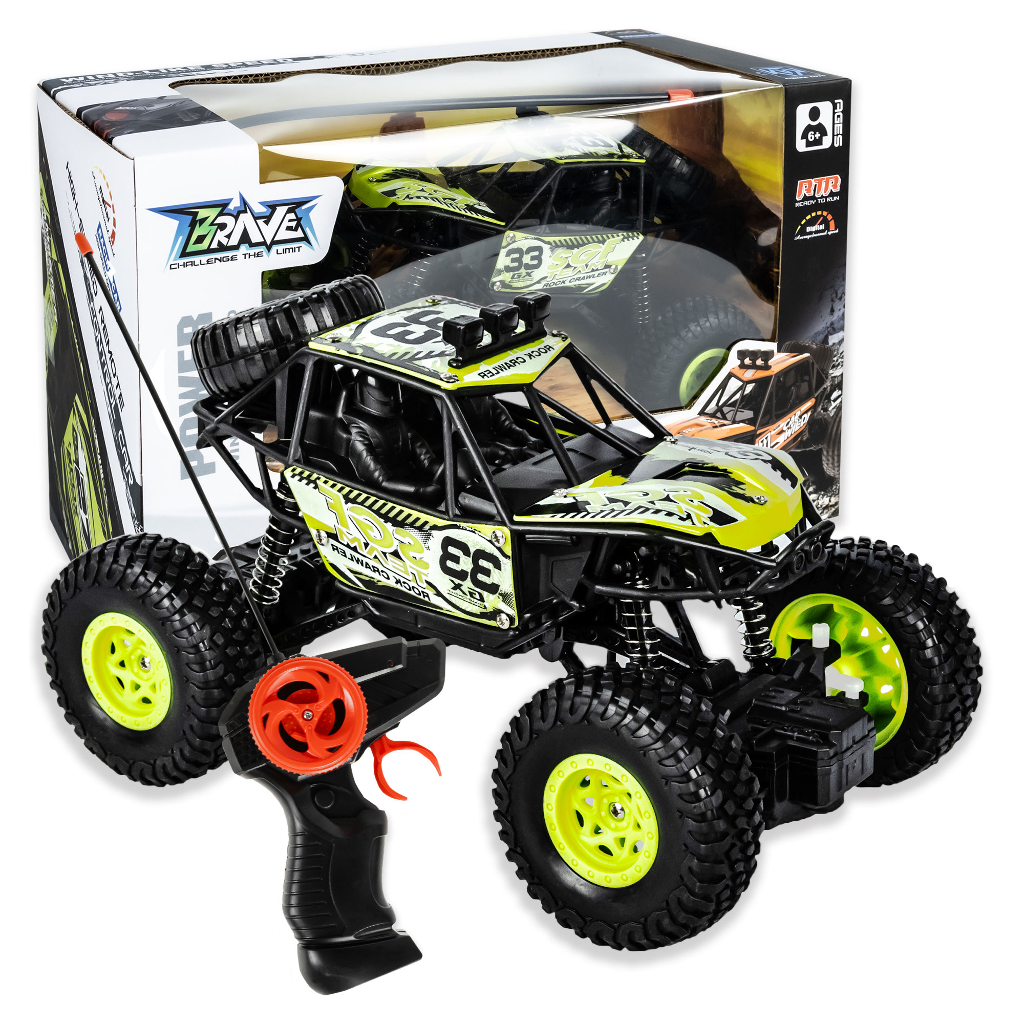 Masina Rock Climber Off-Road Racing Monster Truck, scara 1:20, editie ...