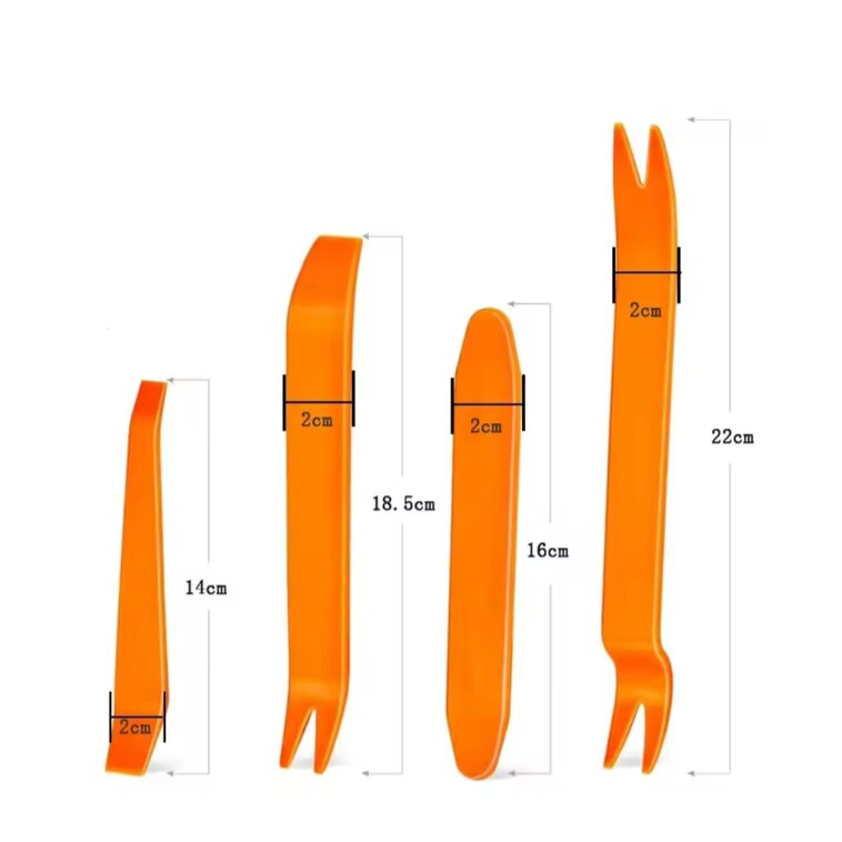 Kit Unelte Profesionale/Scule pentru Demontare Tapiterie Auto din 4 ...