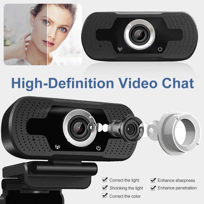 Camera Web, Full HD，Rezolutie 1920 x 1080p, suporta computere desktop ...