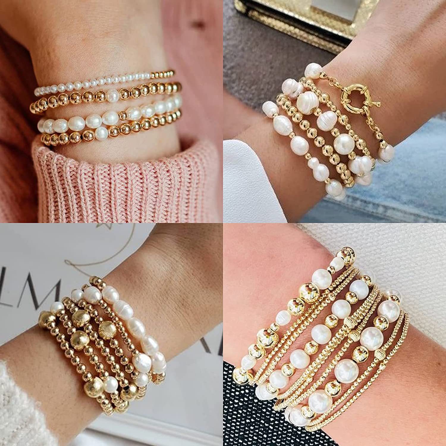 Kit de fabricare a bratarilor cu 720 de margele, perle, Bijuterii de ...