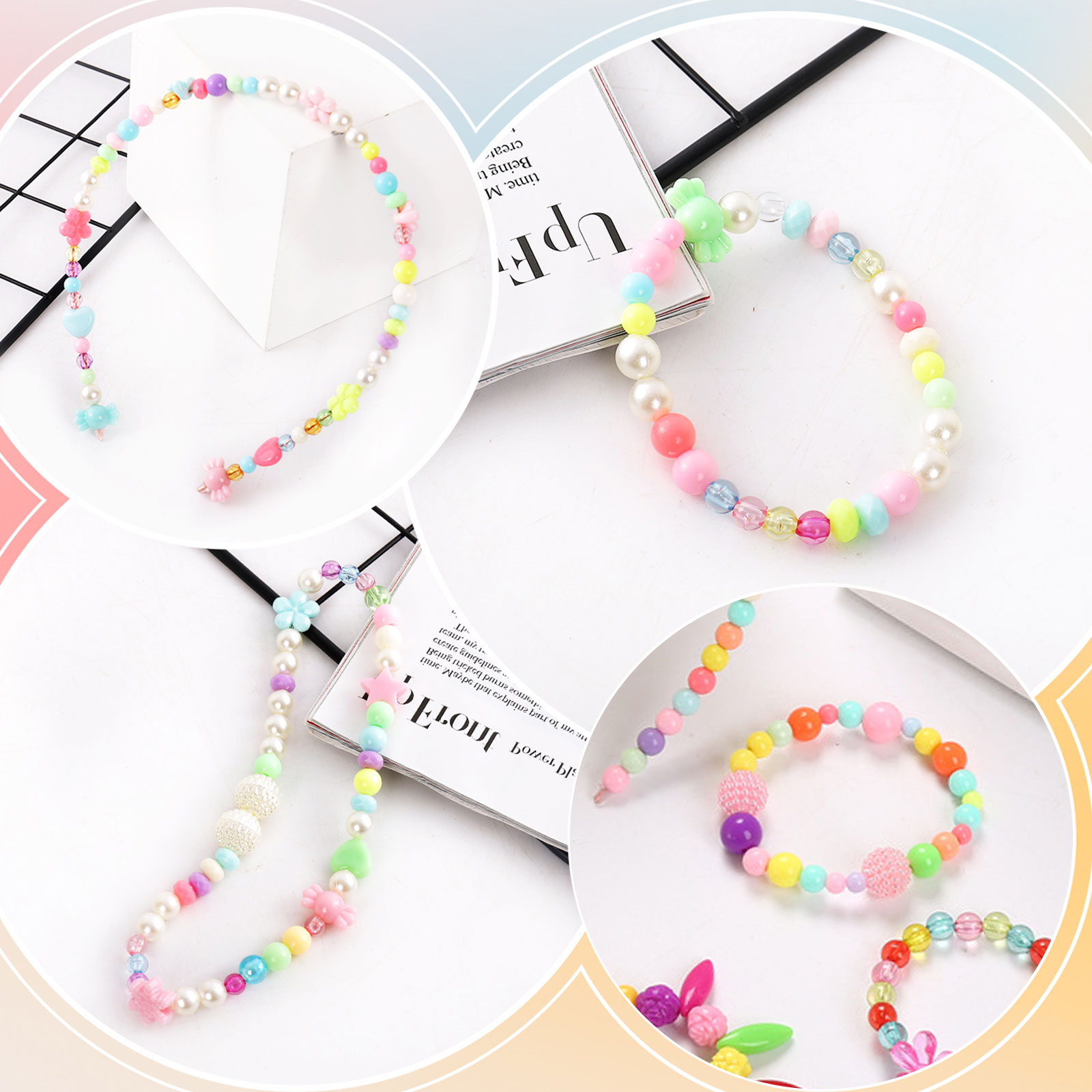 Set de facut bijuterii, bratari cu margele si alte accesorii pentru ...