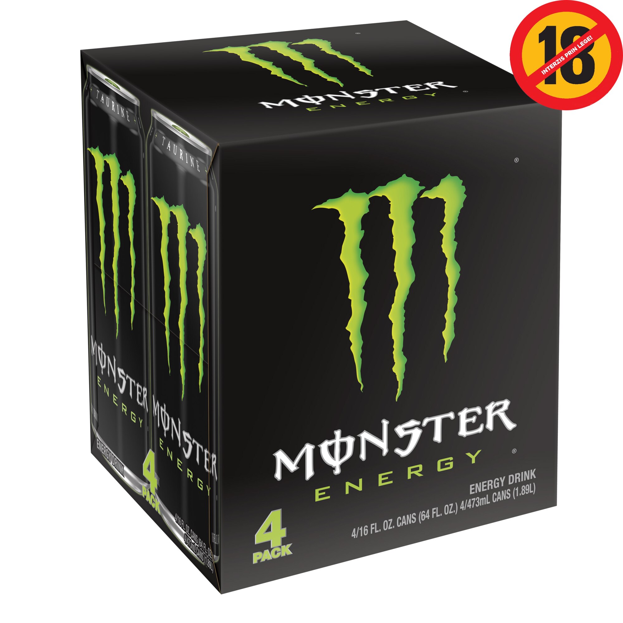 Bautura energizanta Monster, Doza 4 x 0.5l - eMAG.ro