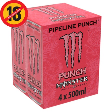 Bautura energizanta Monster Pipeline Punch, Doza 4 x 0.5l - eMAG.ro