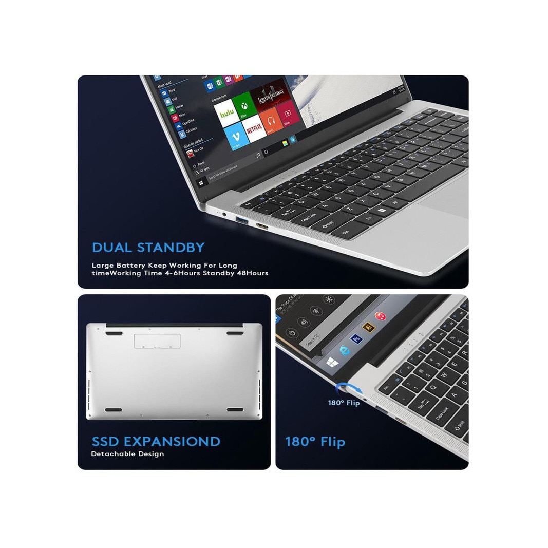 Лаптоп Business Auusda, Intel Celeron J4125, 8GB RAM, SSD 256GB, FHD 14 ...