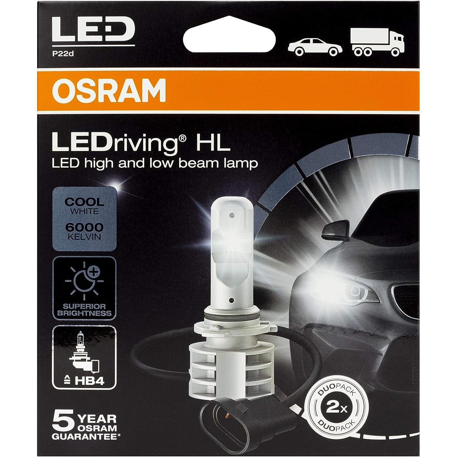 Set 2 LED HB4 12/24V Osram LEDriving HL Offroad - eMAG.ro