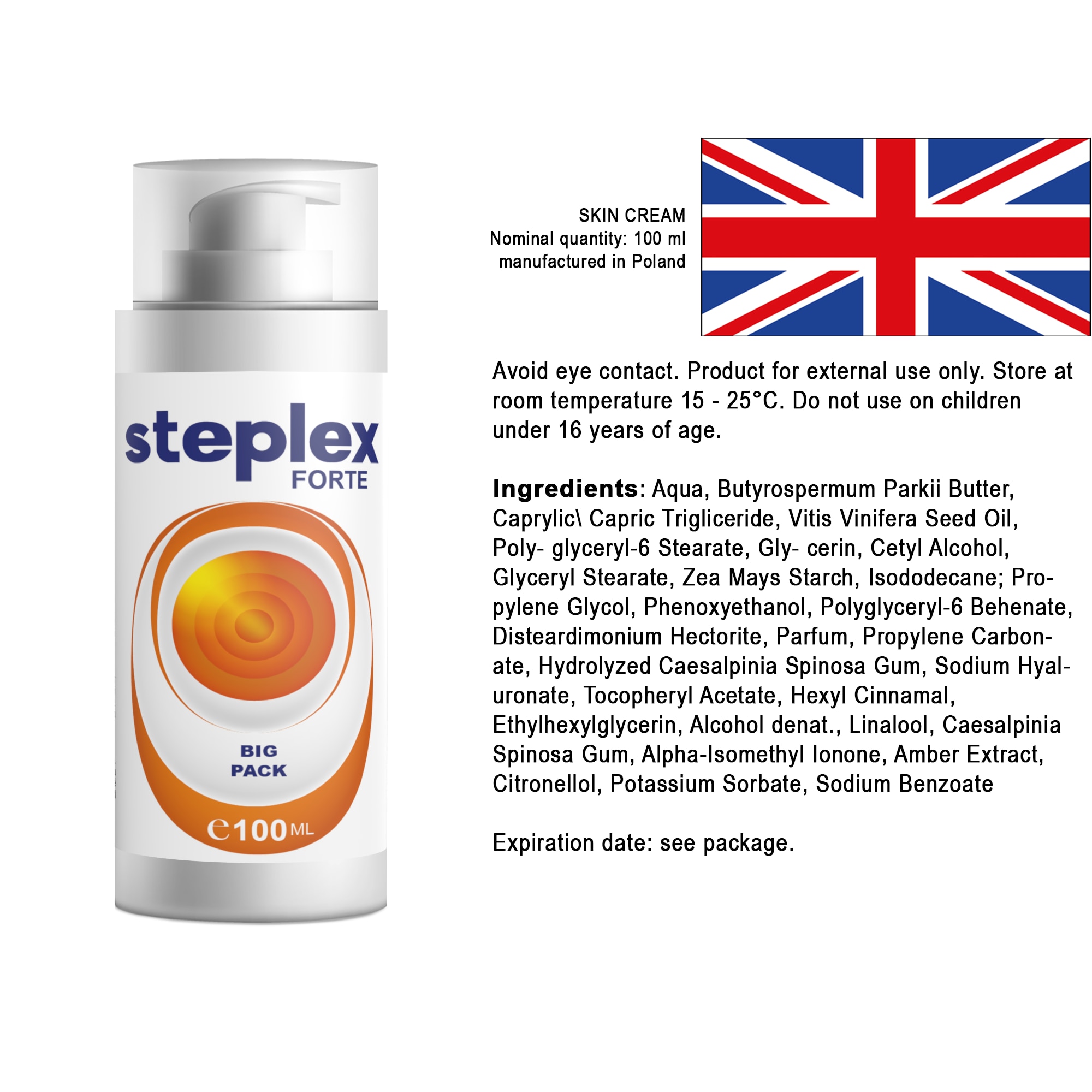 Crema Steplex Forte, Fyron, 100 ml, Multicolor - eMAG.ro
