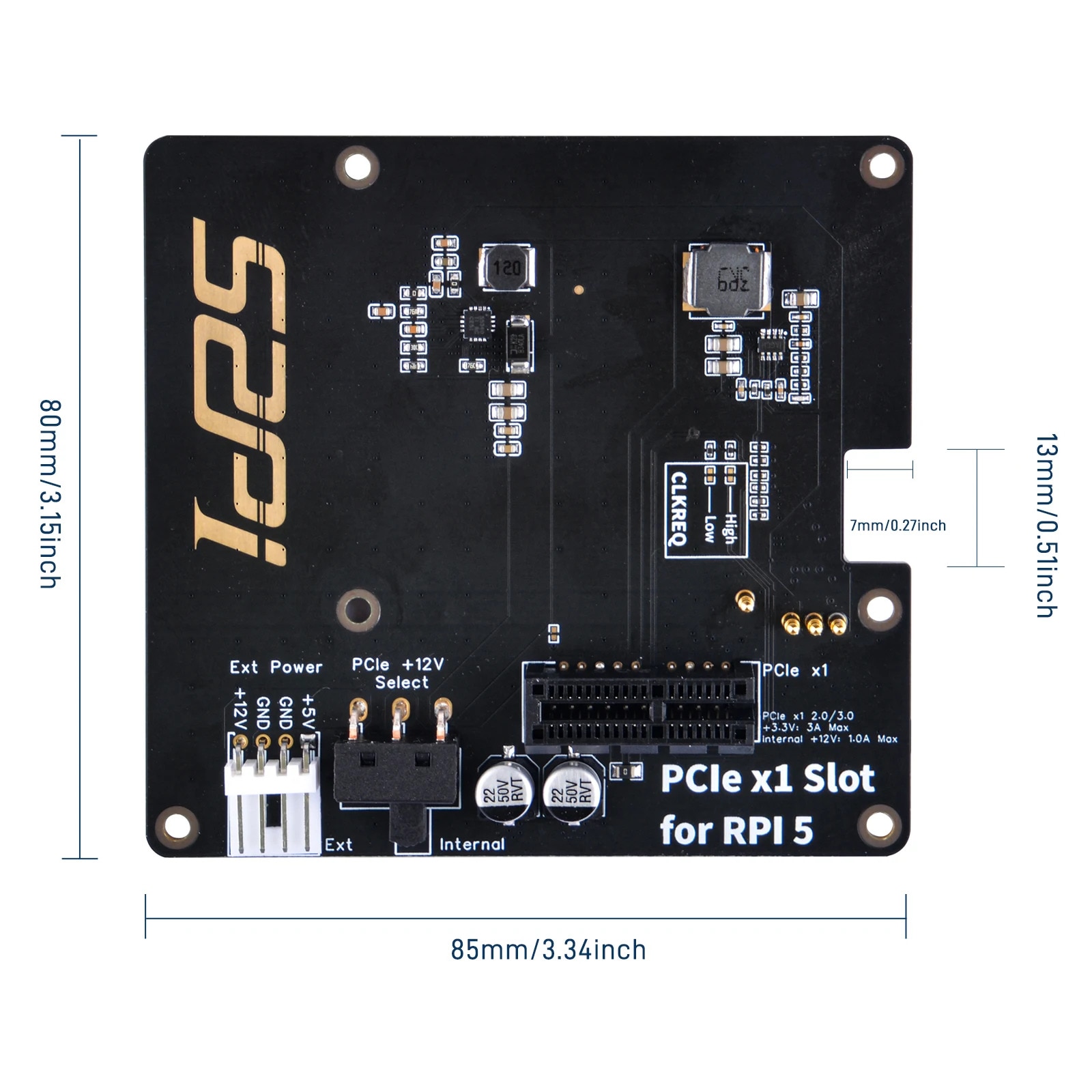 Placa de expansiune pentru Raspberry Pi 5, 1x slot PCIe - eMAG.ro