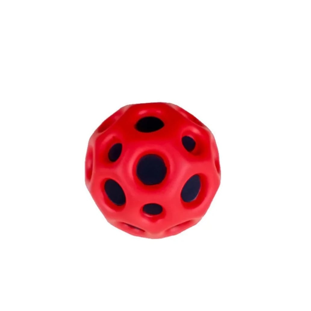 Minge Saltareata, Super Space Ball, rosu, 7 cm - eMAG.ro