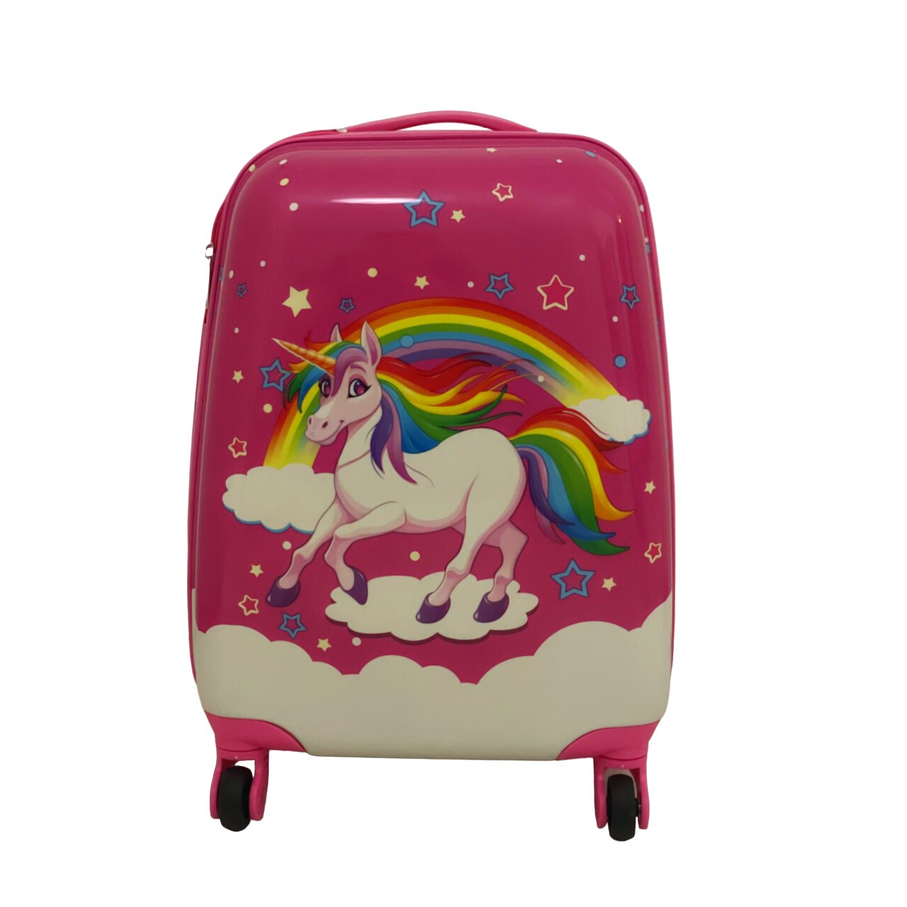 Valiza cabina pentru copii Rainbow Unicorn, 46 x 30 x 20 CM, Roz Granat ...