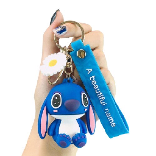 Breloc Stitch Albastru cu accesorii - eMAG.ro