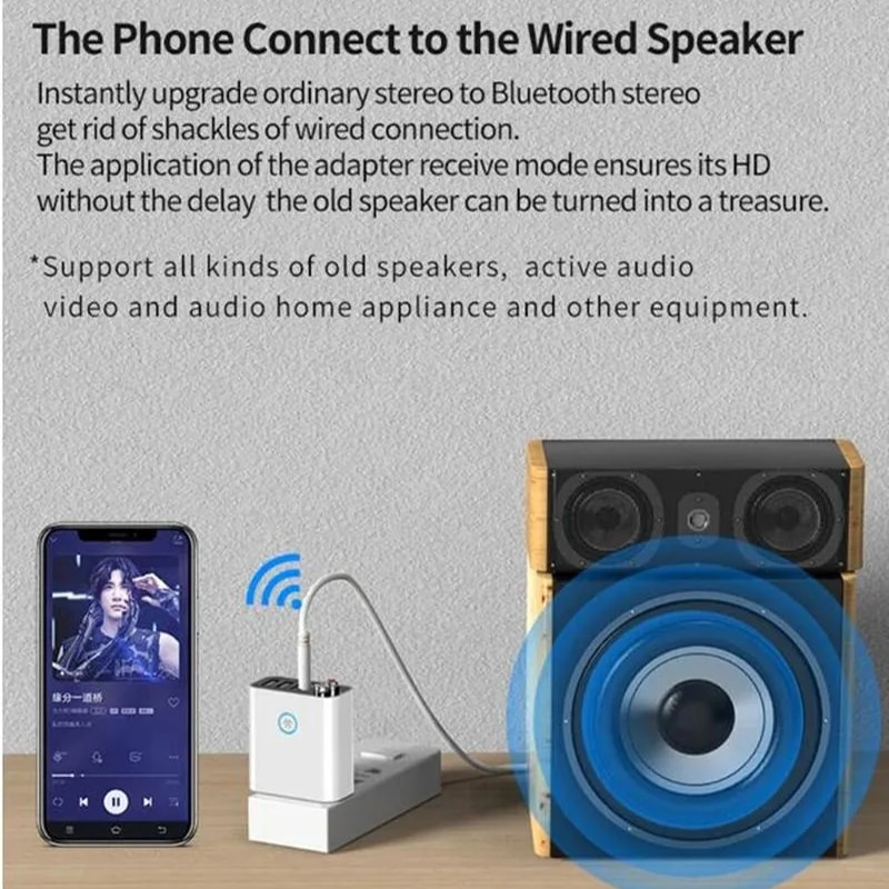Adaptor Bluetooth receptor audio 3 in 1, NAXSIR, Cu telecomanda ...