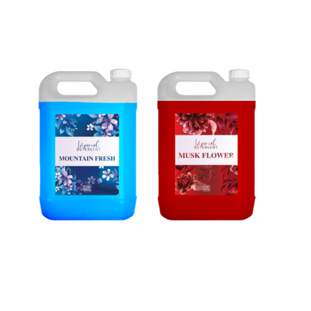 Pachet detergent Fresh + detergent Floare de mosc 5L - eMAG.ro