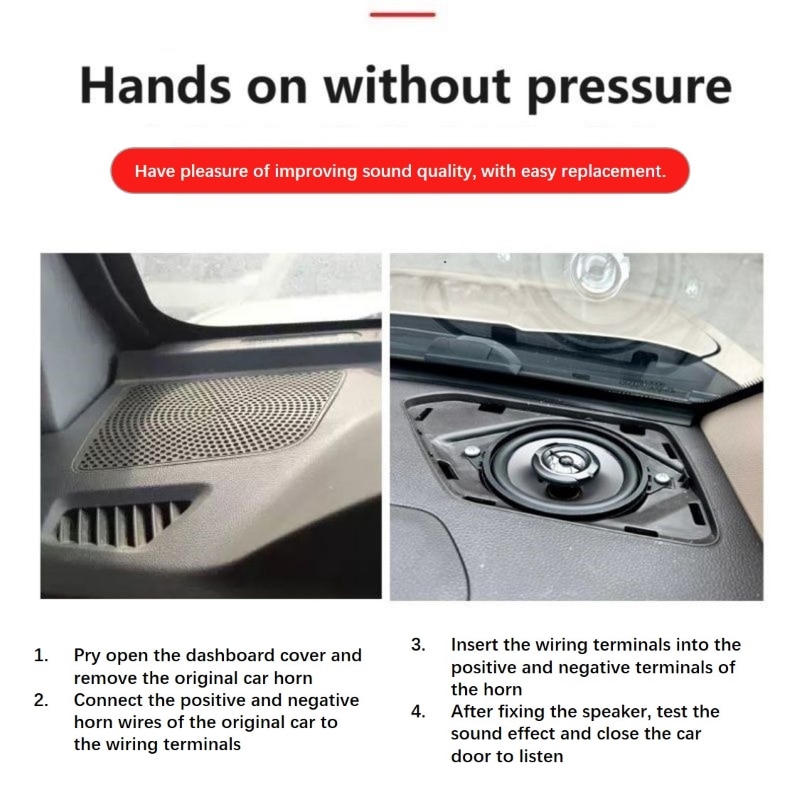 Set 2 boxe auto full-range 6.5 inch, negru, 50W RMS, 600W max, 60Hz ...