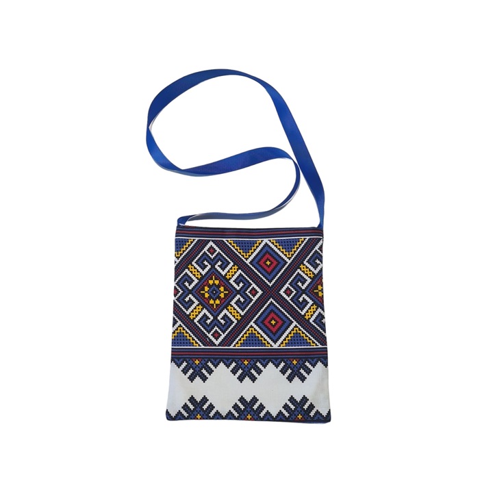 Traista model traditional, Bumbac, 19X23 cm, multicolora - eMAG.ro