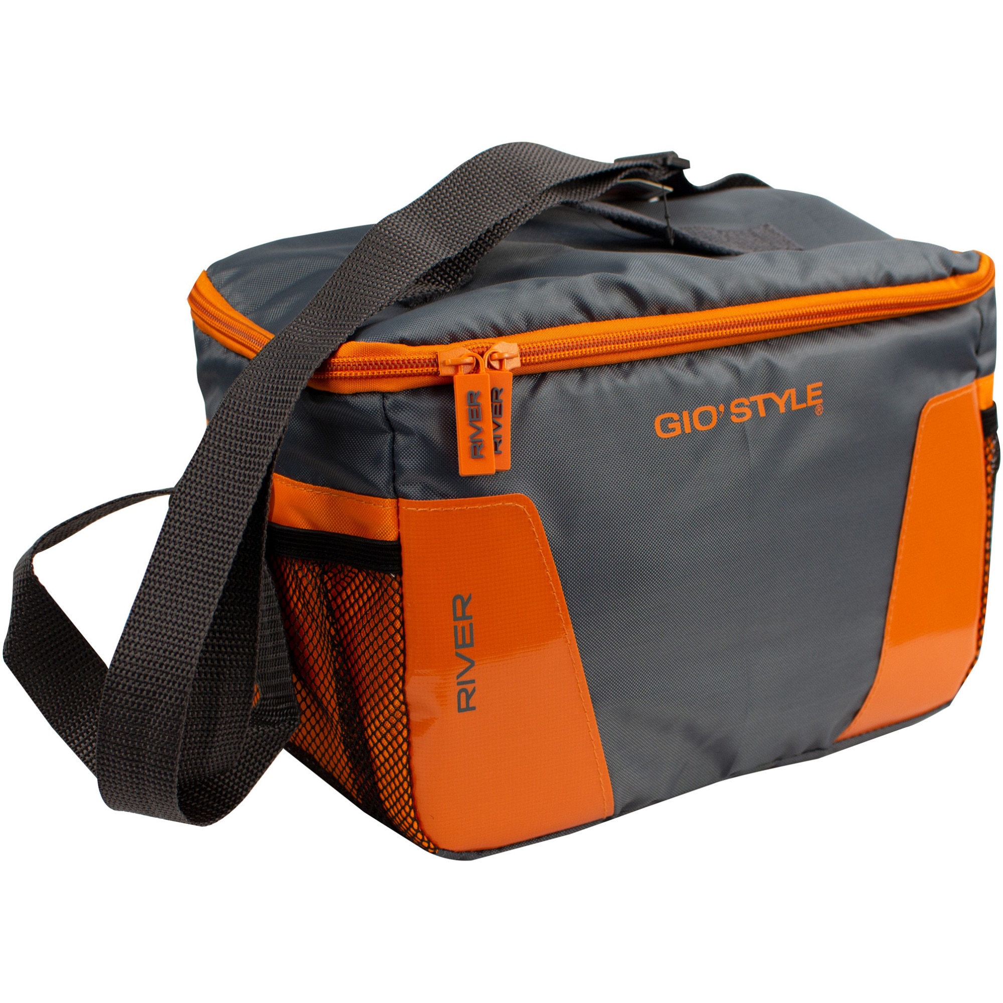 Geanta frigorifica Giostyle River, 7 litri, portocaliu/negru - eMAG.ro