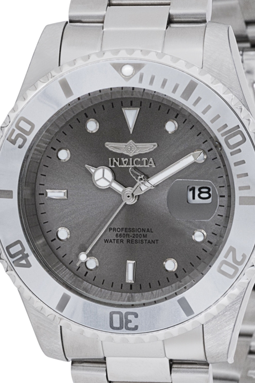 Invicta, Ceas analog de otel inoxidabil, Argintiu - eMAG.ro