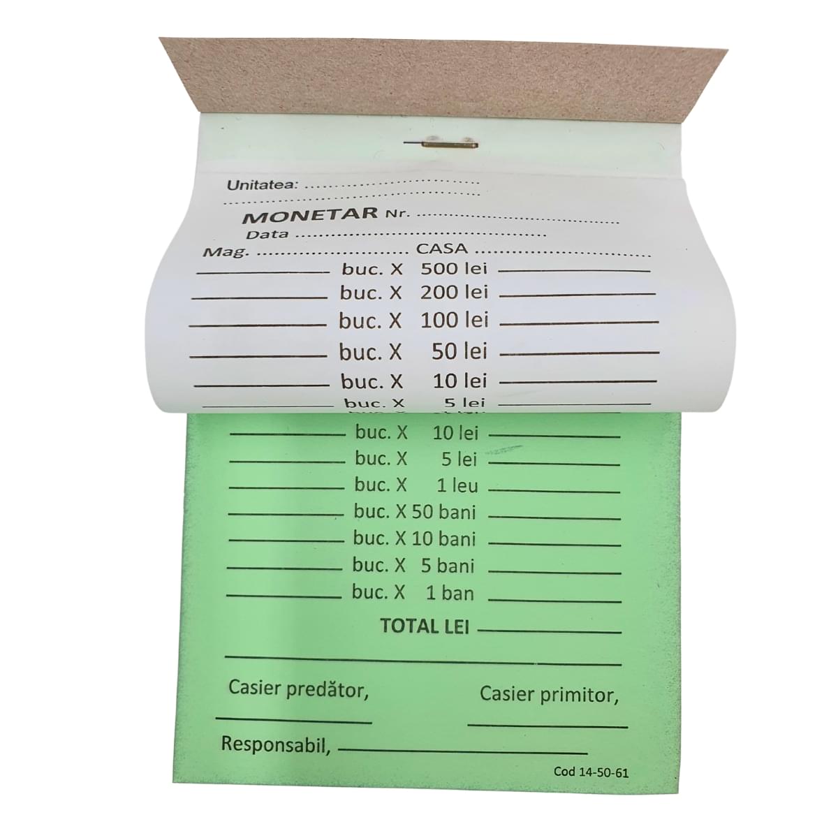 Monetar autocopiativ, format A6, orientare portret, 100 file - eMAG.ro