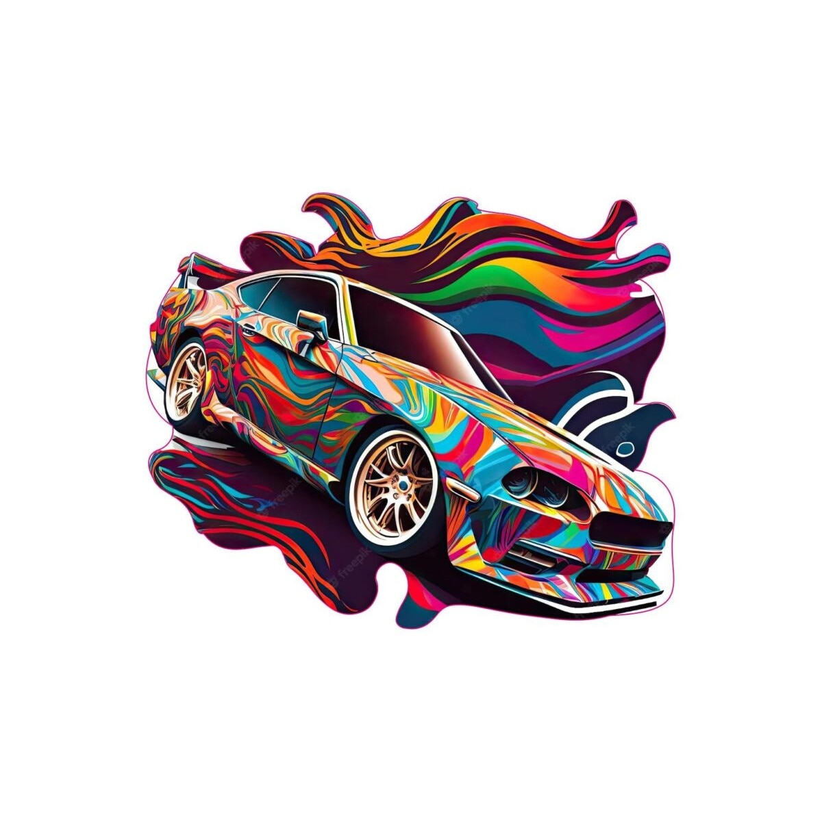 Abtibild sticker model ''race car TAG 068'' - eMAG.ro