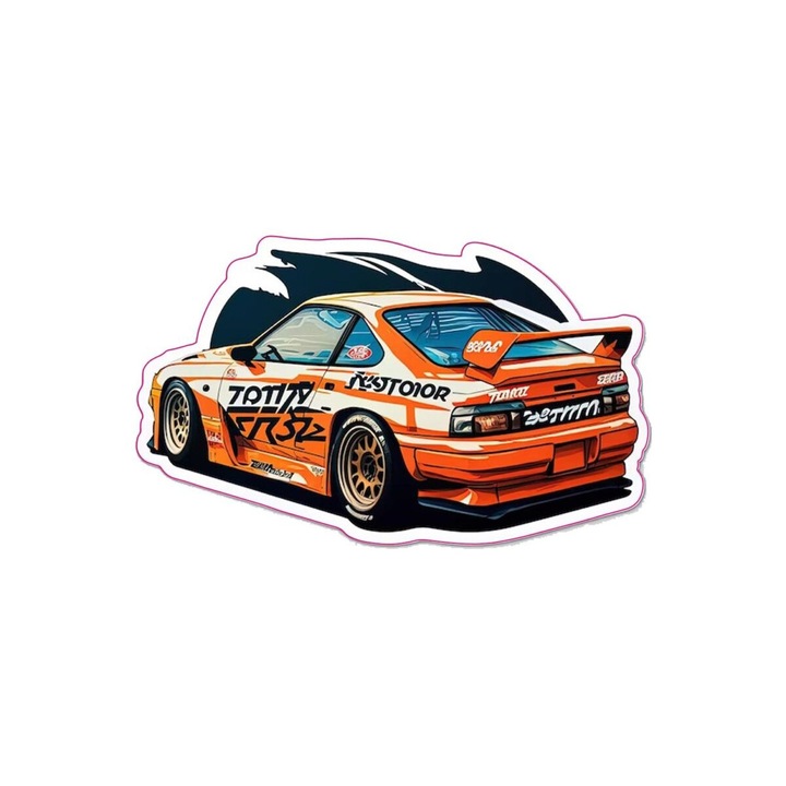 Abtibild sticker model ''race car TAG 067'' - eMAG.ro