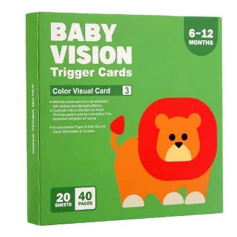 Joc interactive pentru stimulare vizuala, set carti contrastante, 0-12 ...